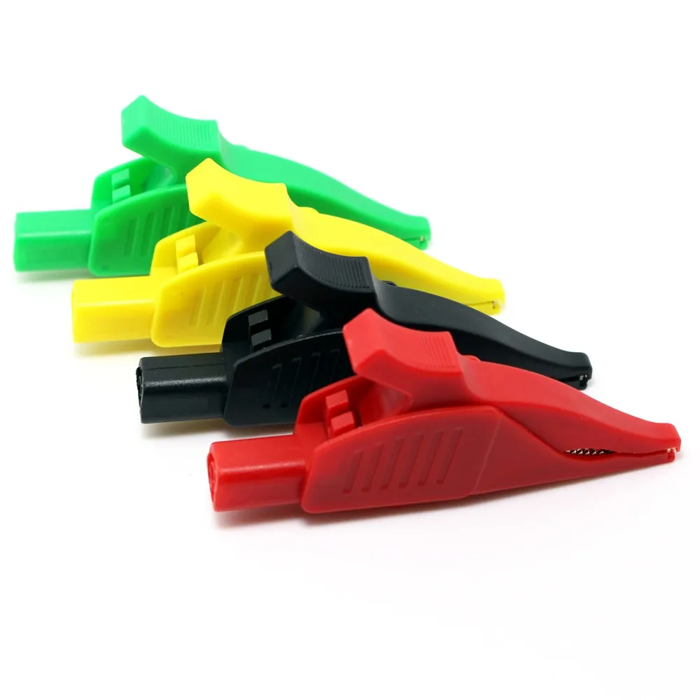 Safety Crocodile Clip Nylon Insulator With 2mm Hole For Connection ...