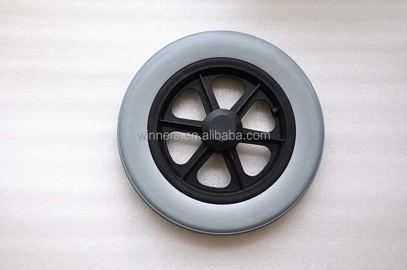 10 12 14 16 Inch Solid Wheels,Plastic Push/pull Cart Wheels - Buy Push ...