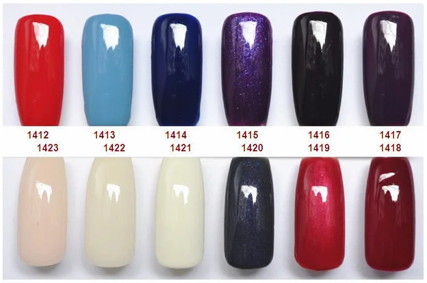 Professional Manufacture Nail Color Chart For Nail Gel Polish Display ...