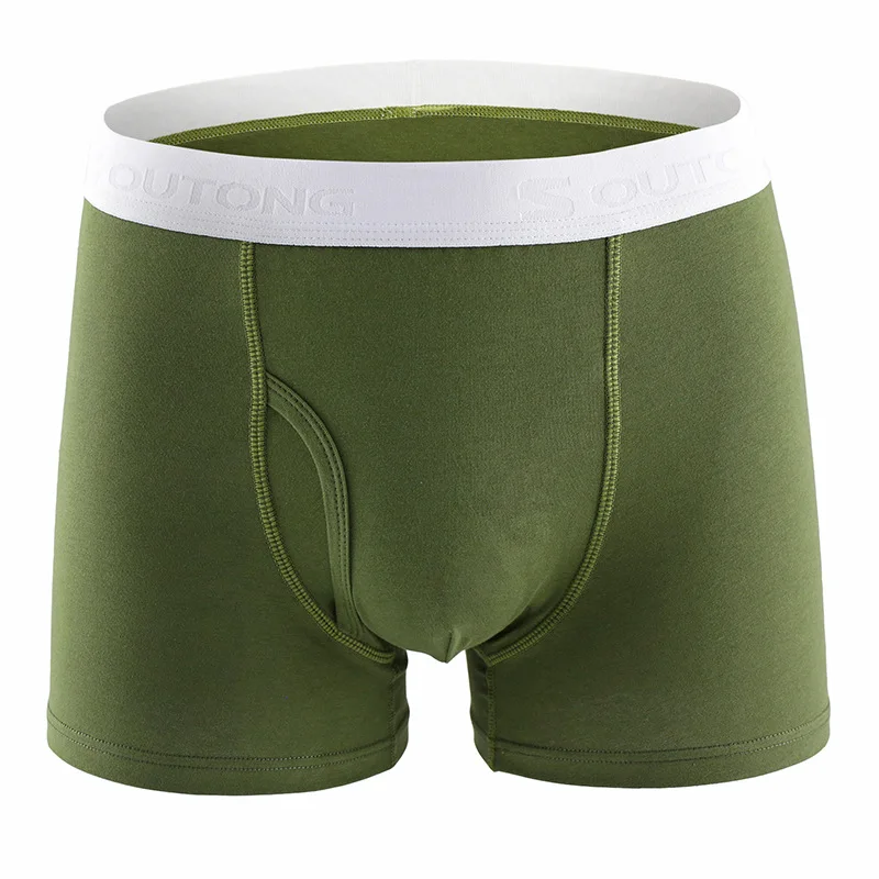 Fly Side Open Design Cotton Men Boxer Shorts Customized Made Order For ...