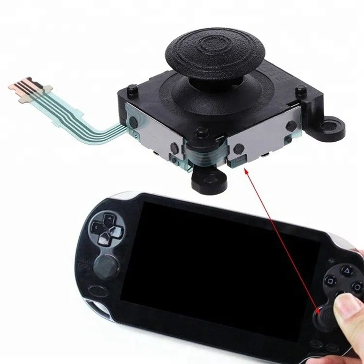 3d Analog Console Game Joystick Button Pad Stick For Ps Psp Vita Psv ...