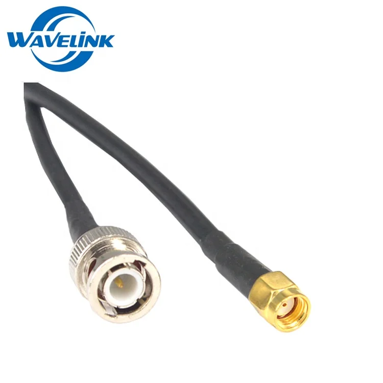 Factory Price Rg223 Loss Jumper Cable Right Angle Sma Male To Bnc Male ...