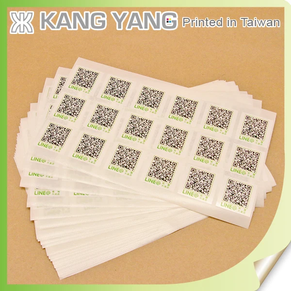 Custom Irremovable Adhesive Sticker Qr Code Anti-fake Label - Buy Qr ...