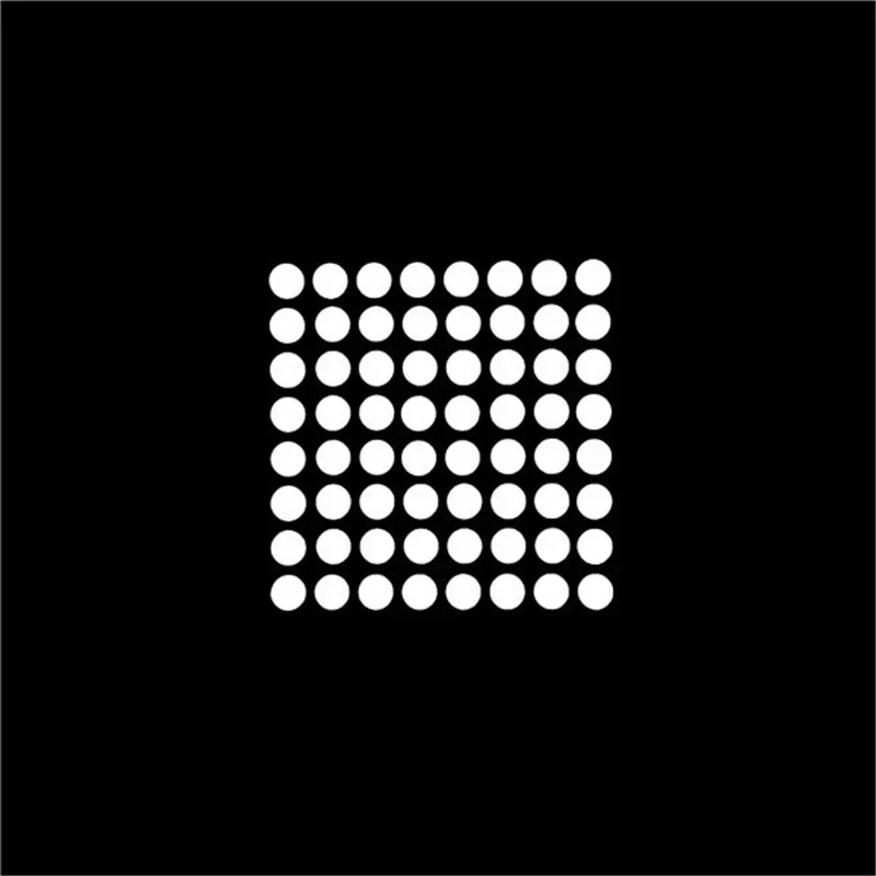 Kem-7088-bw Small Round Anode White Dot Matrix Display 1.9mm Led 8x8 ...