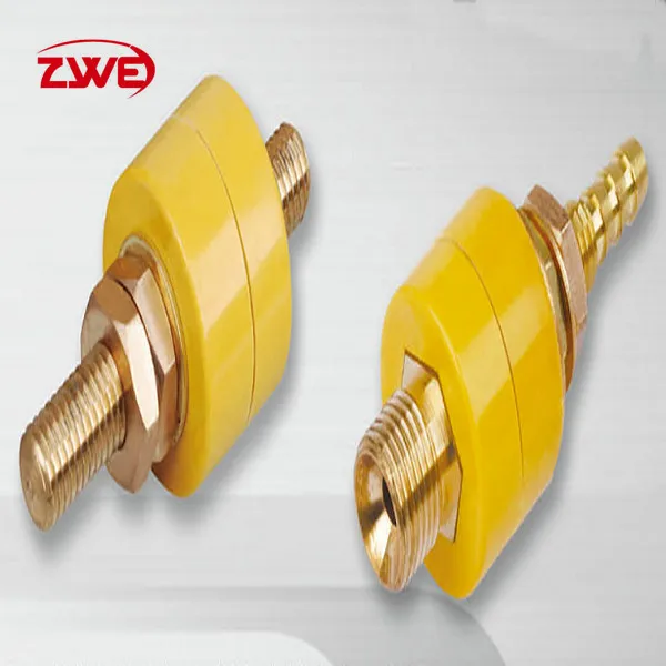 Yellow Color Anode And Cathode Welding Cable Connectors S17*75 - Buy ...