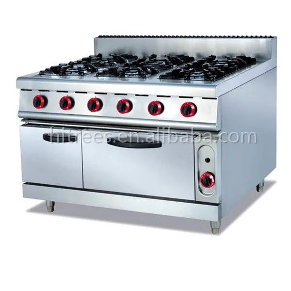 Commercial Restaurant Ovens Table Top 6 Burner Gas Stove Top - Buy Gas ...