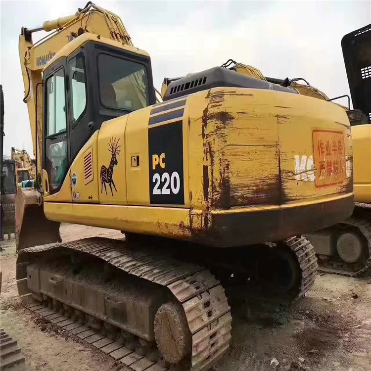 Japanese Original Komatsu Excavator Pc220,Second Hand Excavator Pc220-7 ...