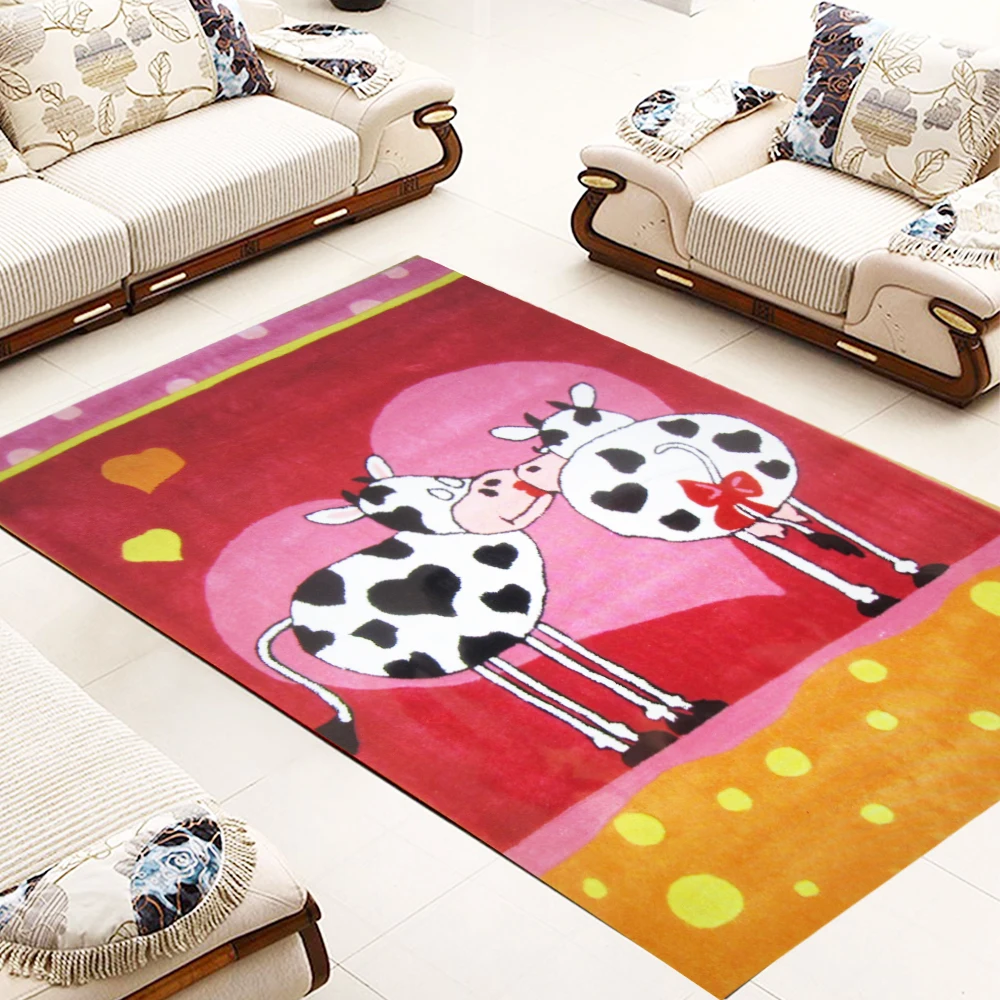 Kids Cartoon Bedroom Lovely Play Rug Carpet Tiles - Buy Cartoon Rugs ...