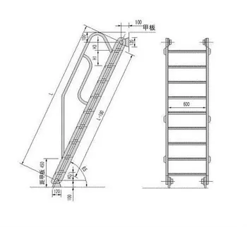Marine Aluminum Or Steel Inclined Ladder - Buy Marine Aluminum Or Steel ...