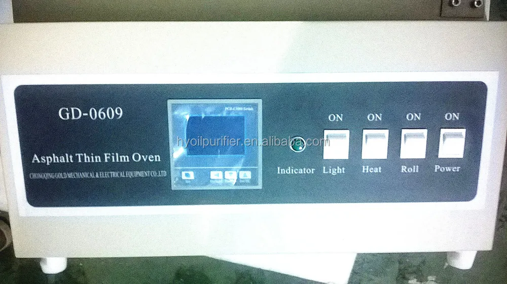 ASTM D1754 Asphalt Rolling Thin Film Oven Test Equipment