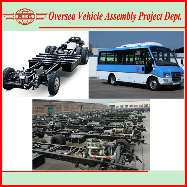 Deisel Mini City Bus Chassis Production Line - Buy Isuz Bus Chassis ...