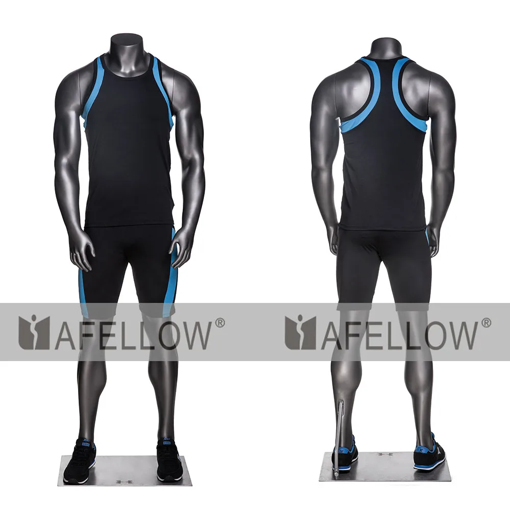 Strong Sporting Big Muscular Man Mannequin Sports Full Body Athletic ...