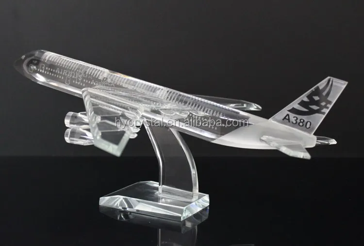Custom Crystal Glass Passenger Plane Model For Wholesale - Buy Air ...