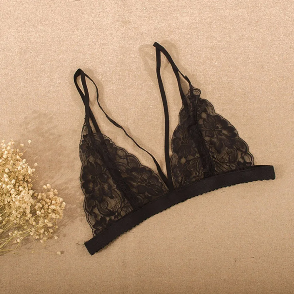 Sexy Bra Lace Bralette For Women Transparent See Through Bralet Cropped ...