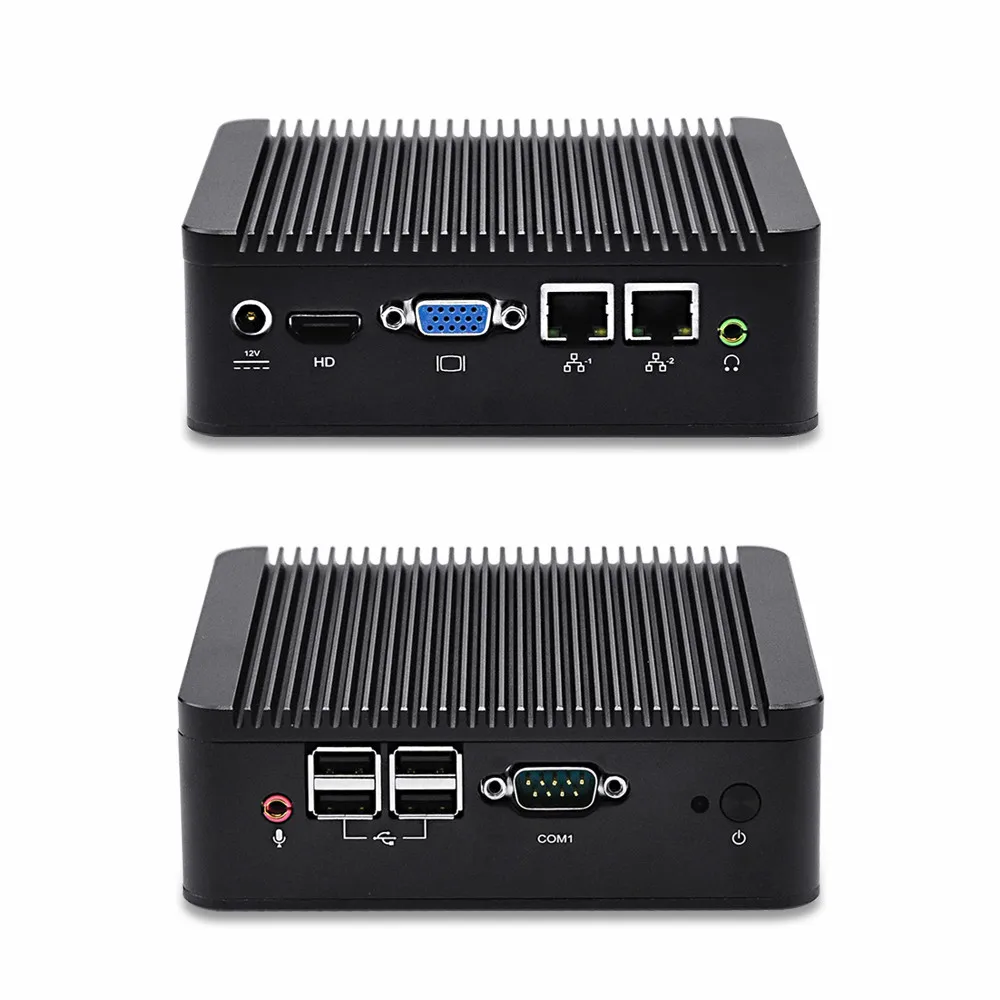 Qotom-q210s 12v Intel Core I3 2 Ethernet Mini Pc Computer Fanless Mini ...