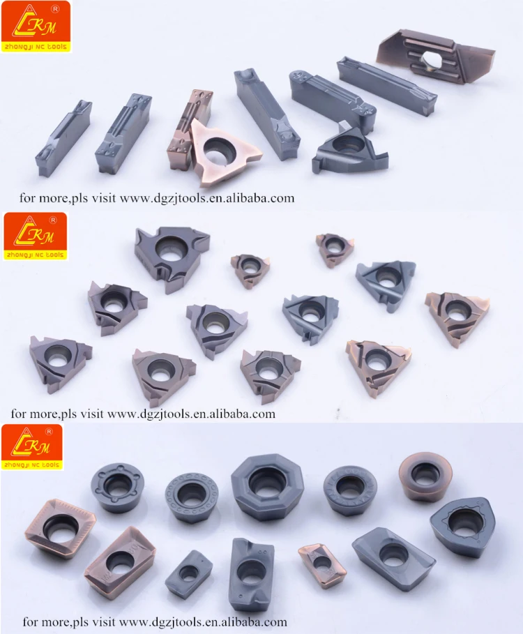 Crm Insert Cc1125 Cvd Coating Lathe Machine Cemented Carbide Turning ...