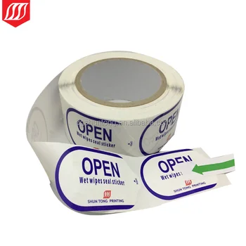 Waterproof Resealable/adhesive Labels/stickers For Pocket Tissue Or ...