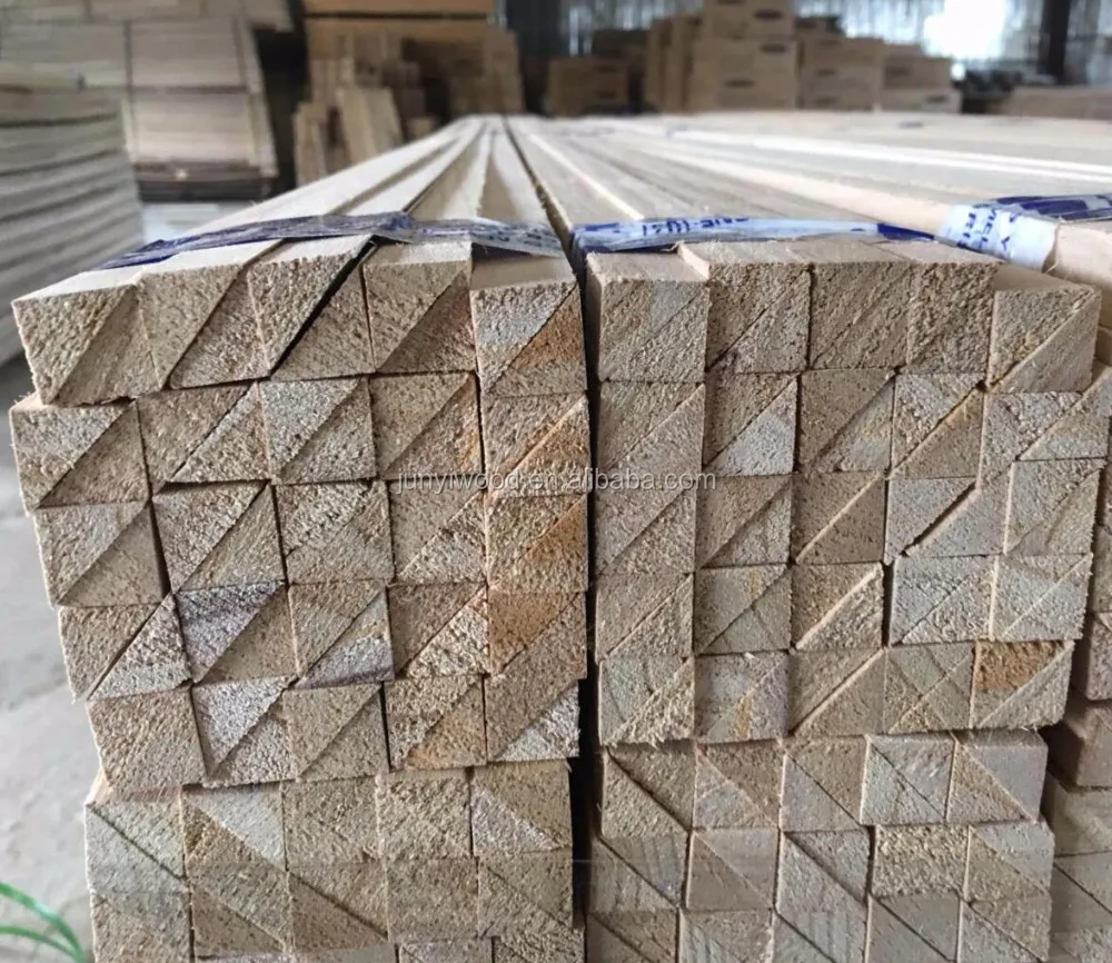 Solid Wood Chamfer Strip For Building - Buy Paulownia Wood Strip,Wooden ...