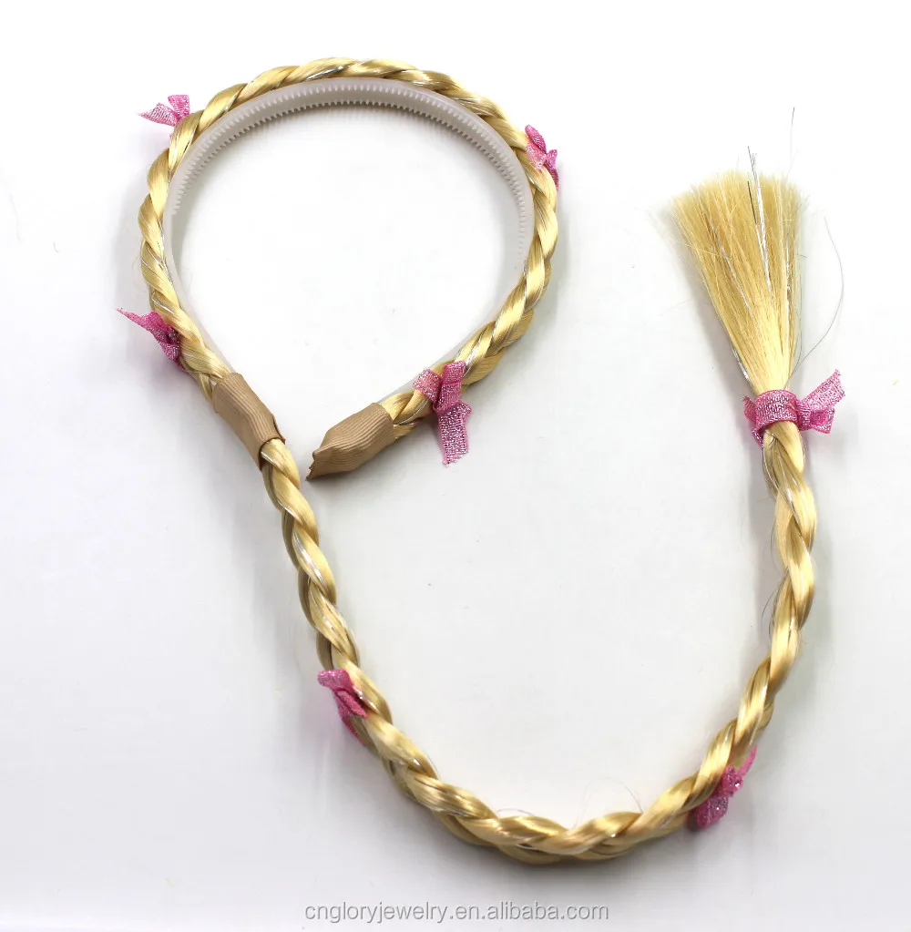 Extension Haarband - Handmade Braided Fake Hair Headband