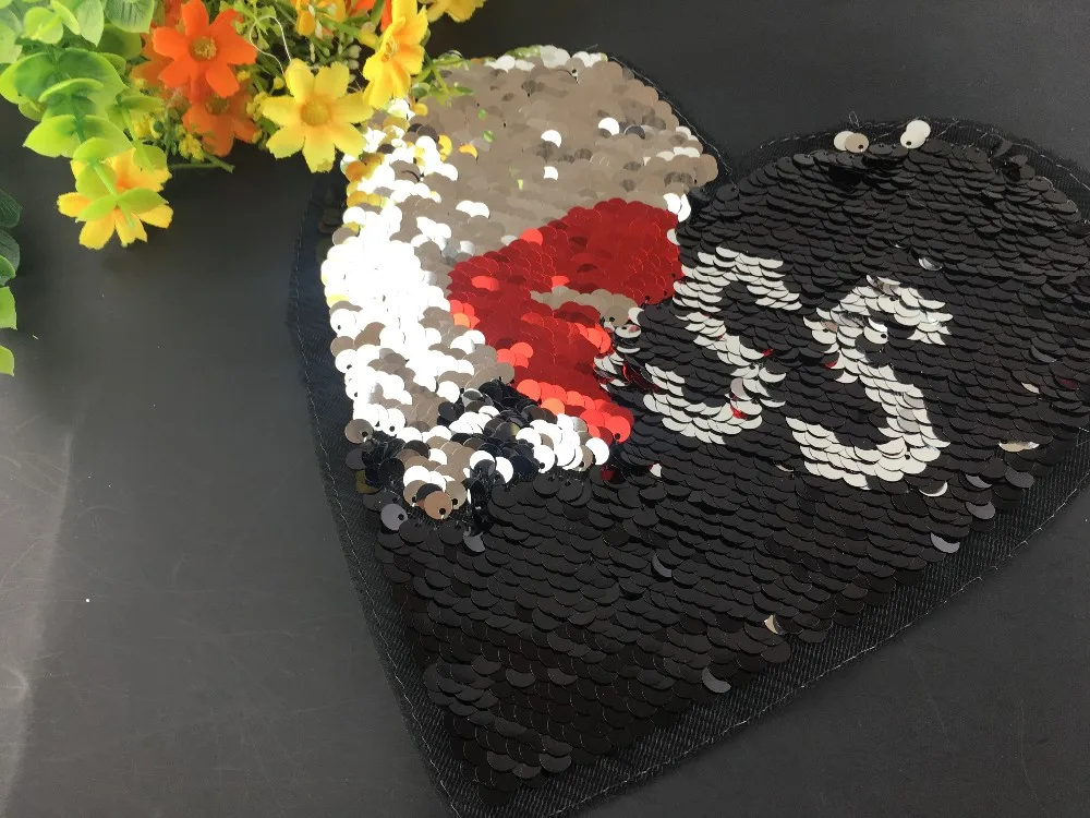 Custom Sequin Patch Reversible Sequin Patches For Clothing - Buy ...