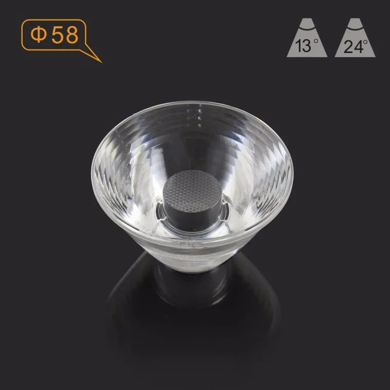 New Products Pmma Material Led Focusing Lens 10 Degree For Led The Lamp ...