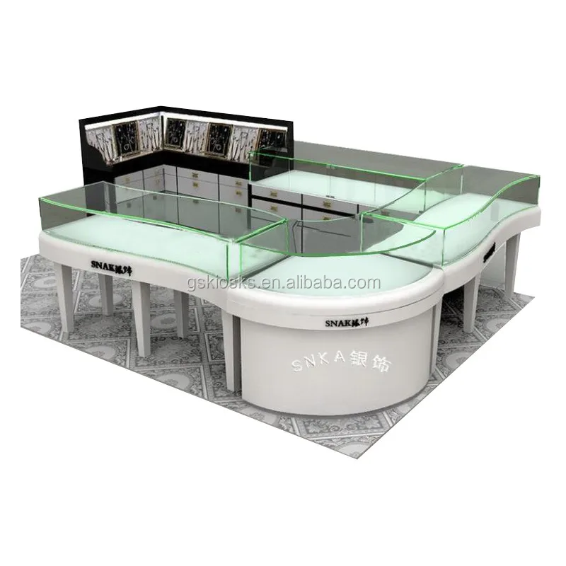 Jewelry Silver Display Cabinet Per Jewelry Showcase Kiosk - Buy Jewelry ...