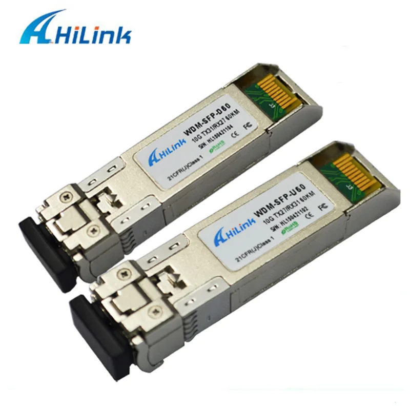 Single Fiber 10GBASE WDM Transceiver 10G 1490nm/1550nm 80km DOM Bidi ...