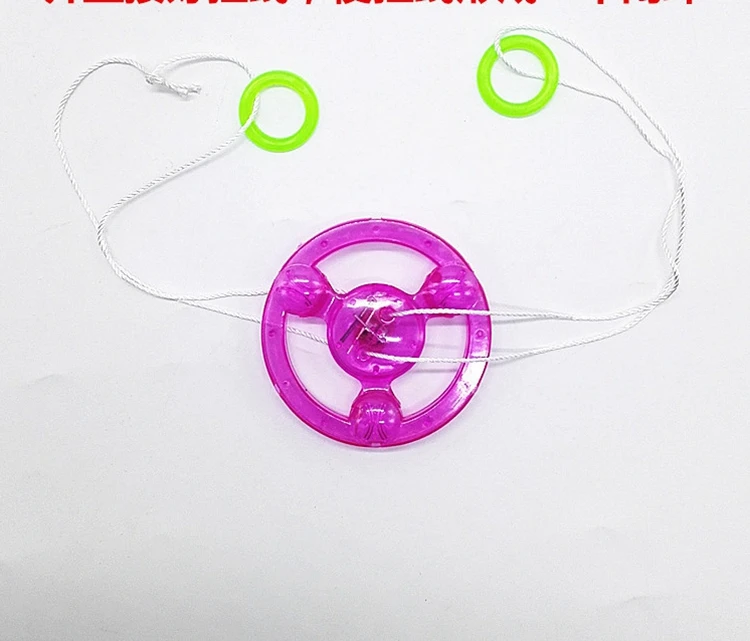 2018 Rushed Juguetes Hand Pull Luminous Flashing Rope Flywheel Toy Led ...