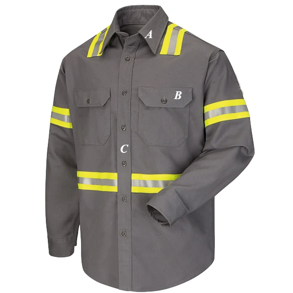 Fire Resistant Atpv 8.1 Calories High Visibility Fire Resistant Uniform ...