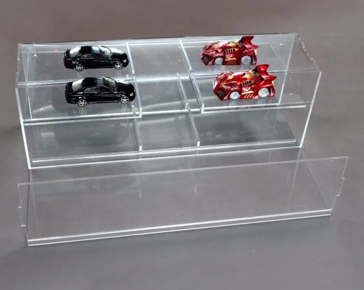 buat display mobil mainan acrylic – marketing
