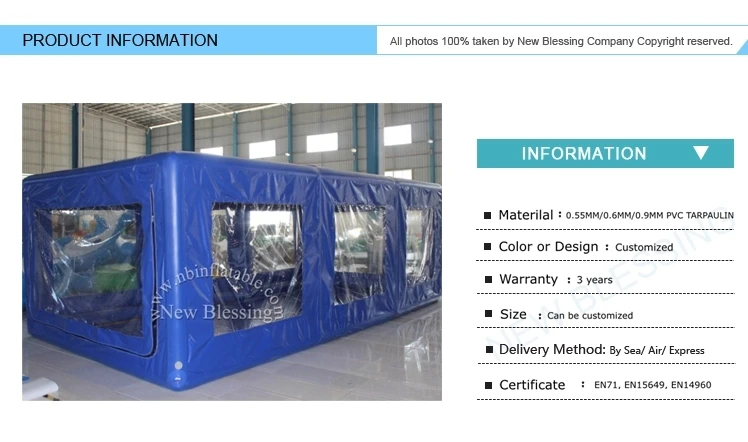 Waterproof Inflatable Show Car Garage - Durable & Customized