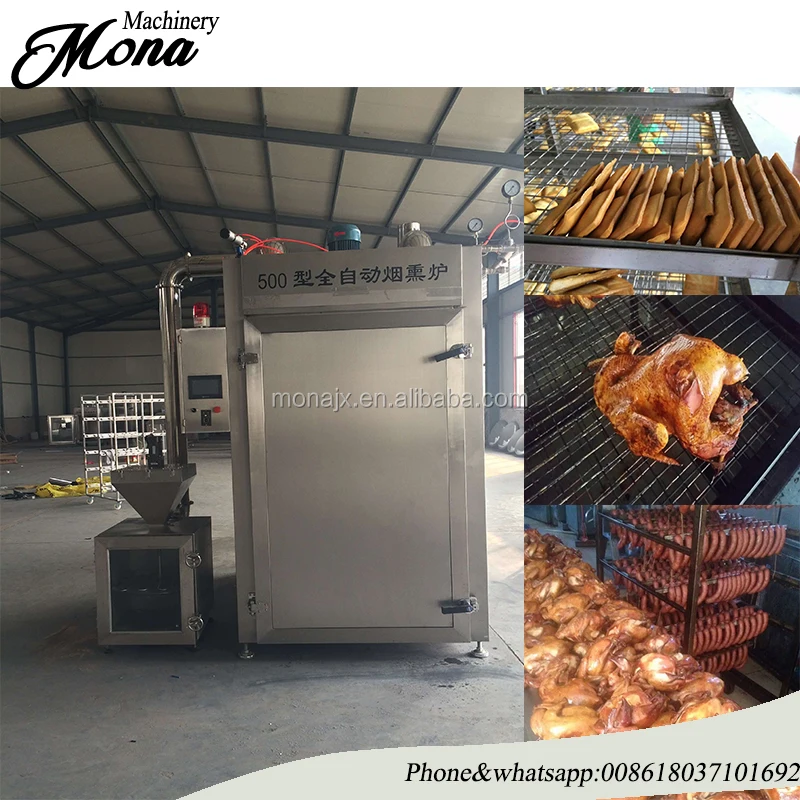 Mn500 Industrial Turkey Smoking Machine Sausage Cooking Heating Oven ...