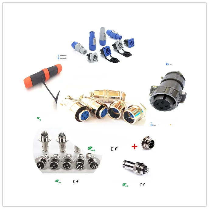 Industrial Circular Aviation Plug Apex Metal M11 Cable Connector Plt-11 ...