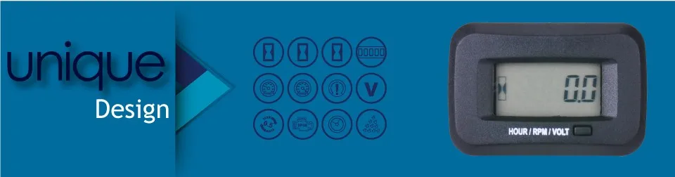 Runleader Digital RPM Meter - Track Engine Hours Accurately