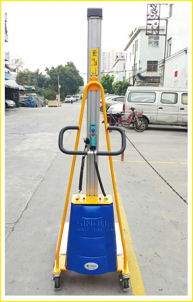 Sinolift E100 E150 E200 Light Duty Mini Electric Stacker With 80-200kg ...