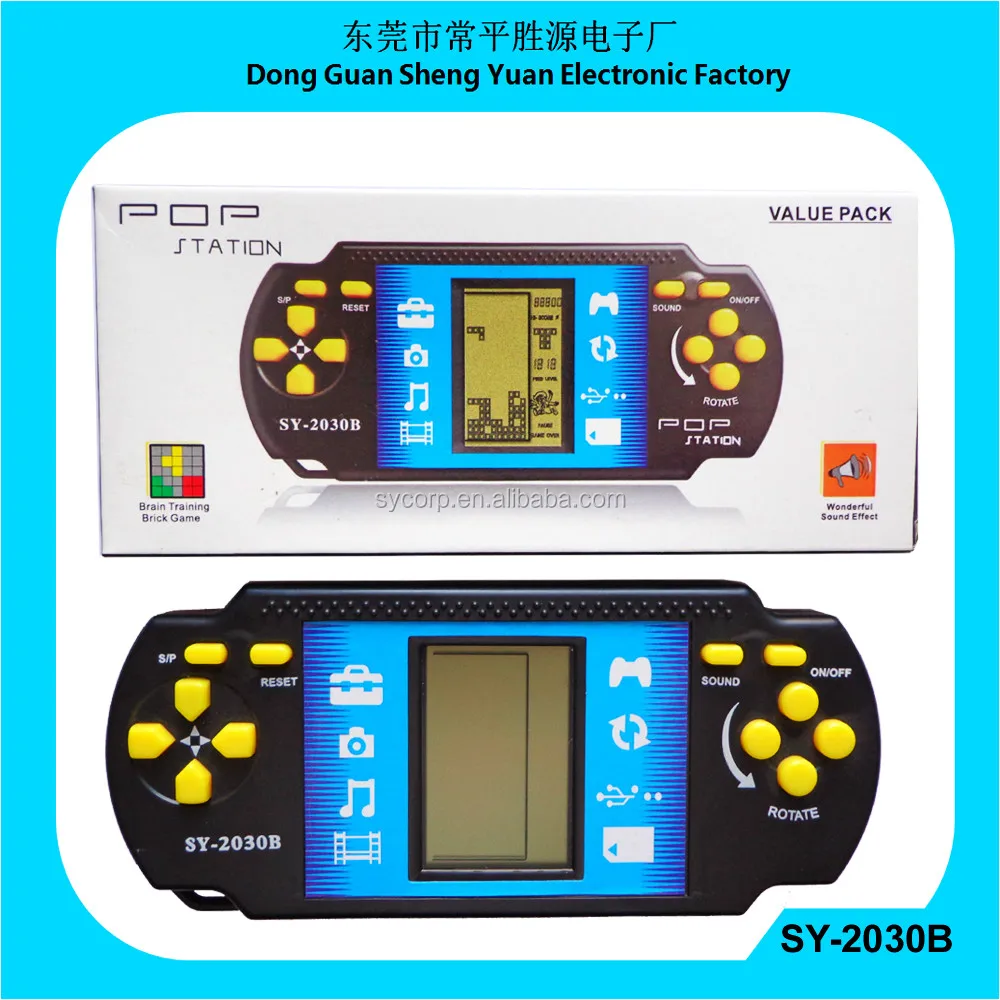 9999 In 1 Brick Game With Jumbo Display Sy-2030b Racing Car Brick Game ...