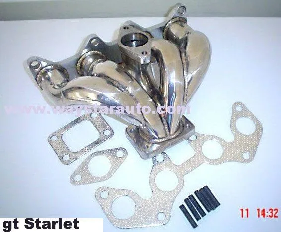 T3/t4 Exhaust Manifold For Toyota Starlet 4efte Manifold With T3/t4 ...