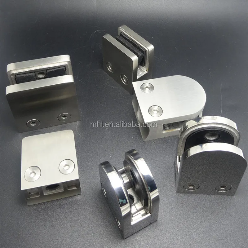 Square Shape Handrail Tube Holder,Railing Glass Panel Holding Clip ...