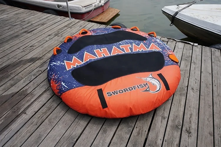 New Round Pvc Bladder Inflatable Flying Tubing Boating Water Sport ...
