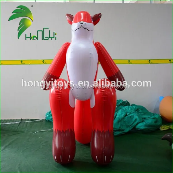 Hongyi Hot Sale Giant Inflatable Standing Fox Toys /inflatable Cartoon ...