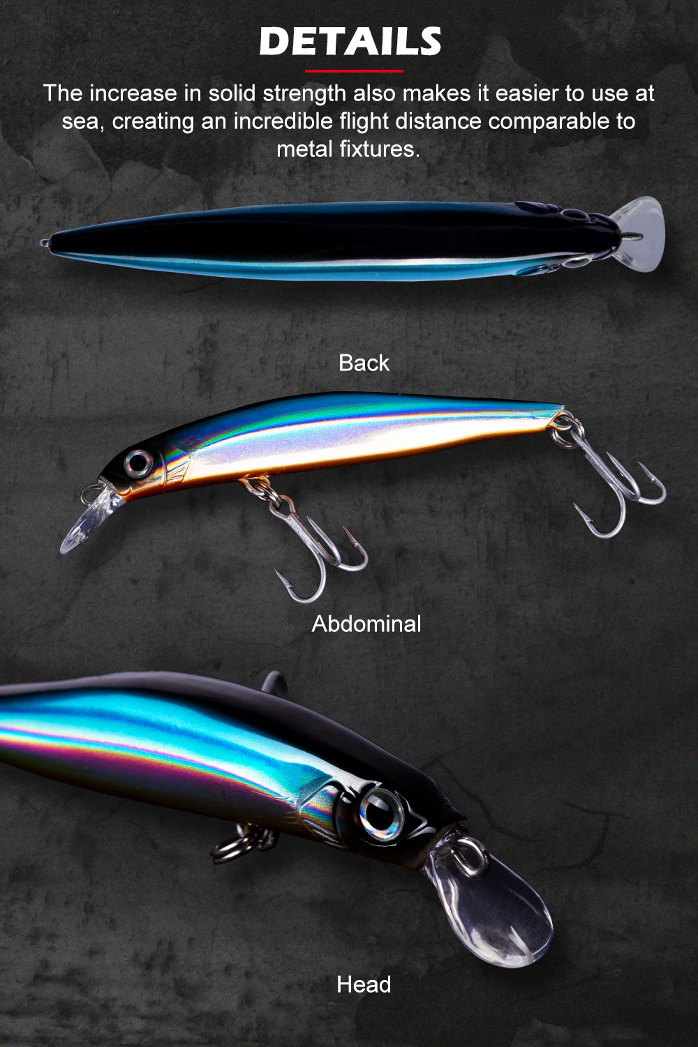 Hunthouse 2022 New Design 90 Md Flatfish Soft Tail Minnow Sinking Lure ...
