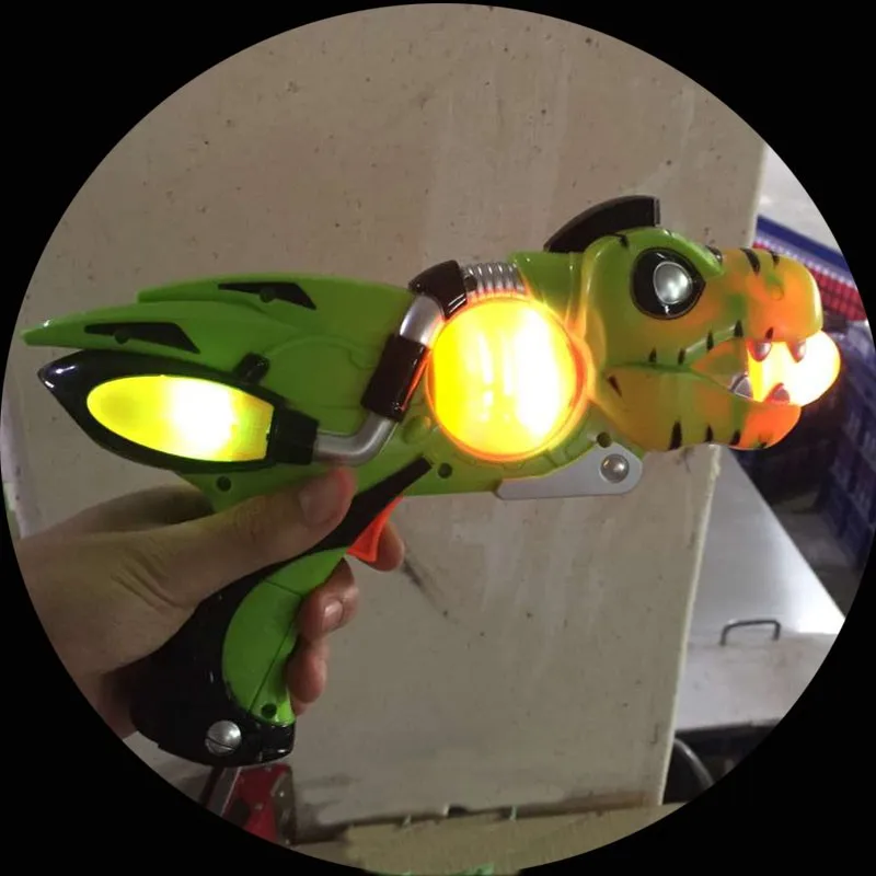 Blinkee Light Up Spinning Barrel Space Gun-light- Up Toy - Laser Space ...
