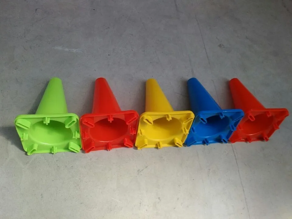 30cm Small Mini Orange/green/yellow/blue Plastic Colored Traffic Cone ...