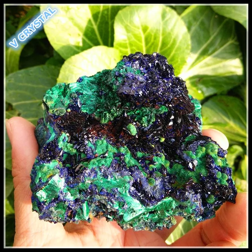 Wholesale Natural Raw Gemstone Blue Azurite Malachite Crystal Stone ...