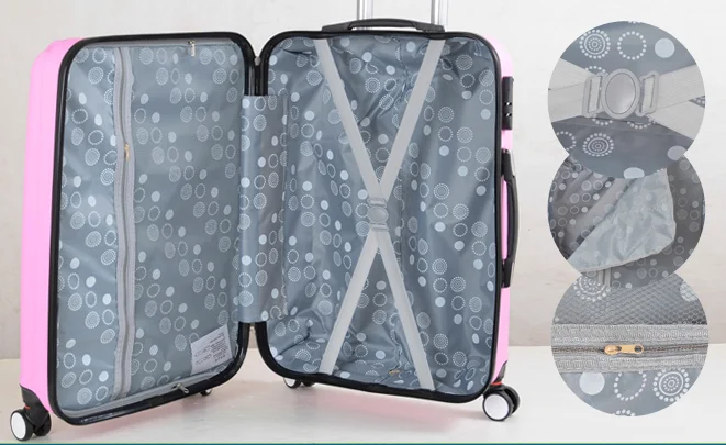 Hot Selling Cheap Hard Shell Plastic Cute Luggage Abs Material Travel ...