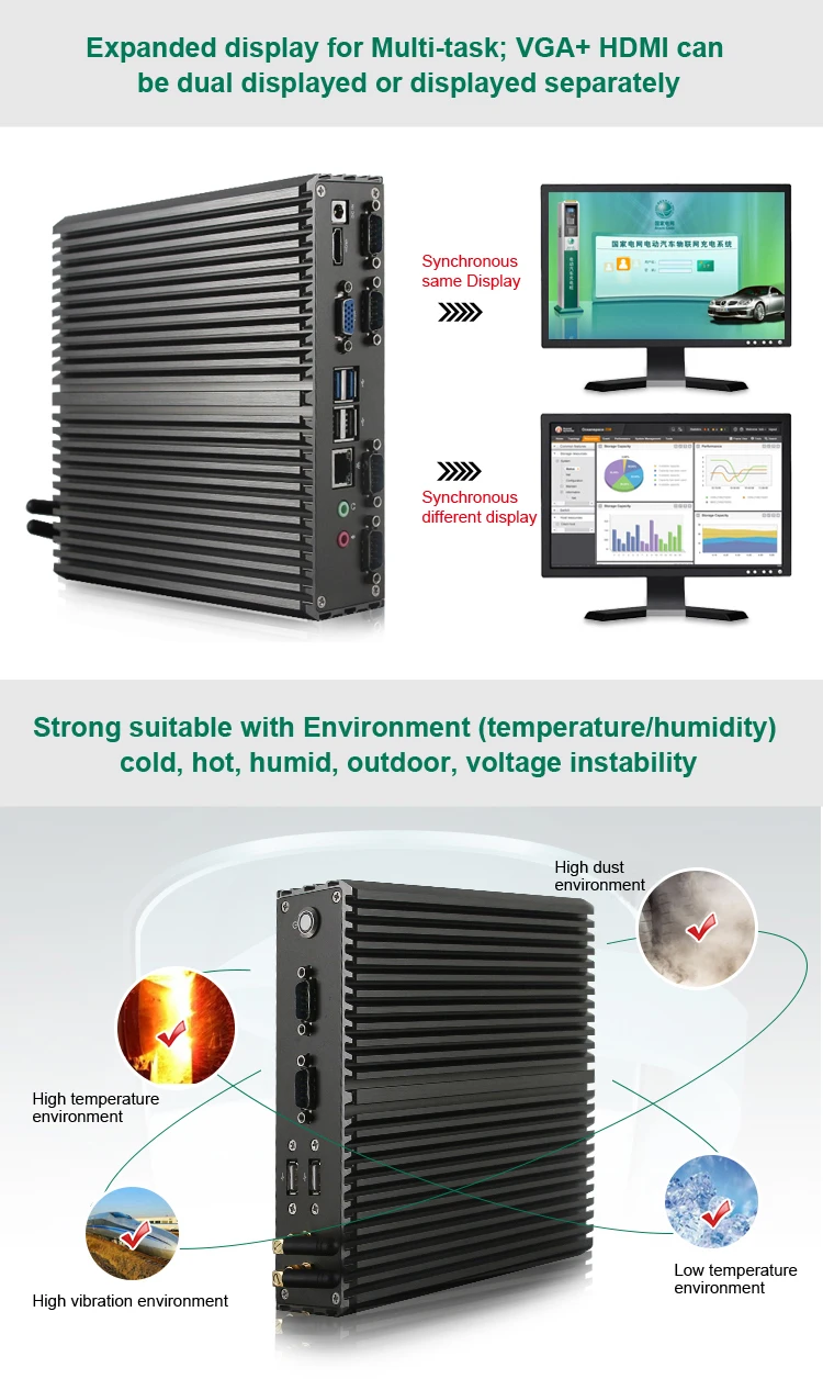 Dust&moisture-proof Industrial Aluminum Fully Enclosed Design Intel ...