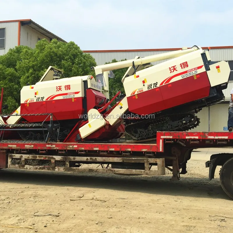 88hp Kubota Rice /wheat/corn Mini Combine Harvester For Sale - Buy ...