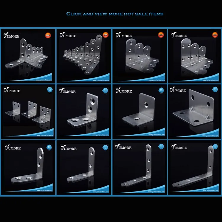 Heavy Duty 90 Degree Stainless Steel Wall Mounted Angle Iron Bracket ...