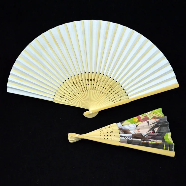 Advertising Personalized Logo Custom Printed Paper Folding Hand Bamboo ...