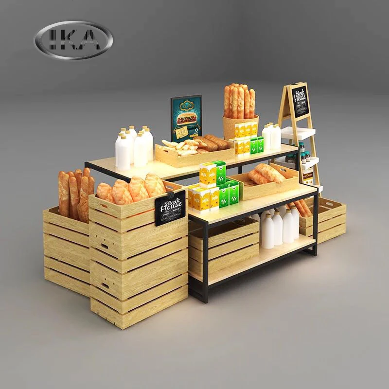 Custom Made Metal Food Display Case For Supermarket Or Bread Shop - Buy ...
